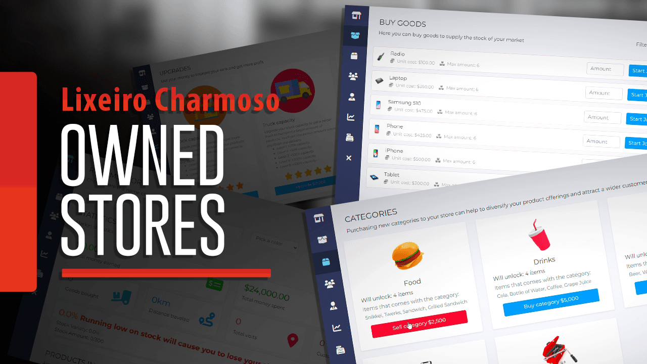 Owned Stores - LixeiroCharmoso